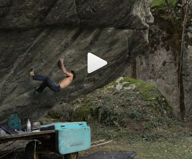 Shawn Raboutou: FA "Off the Wagon Low", primo 8c+ boulder in Svizzera ...