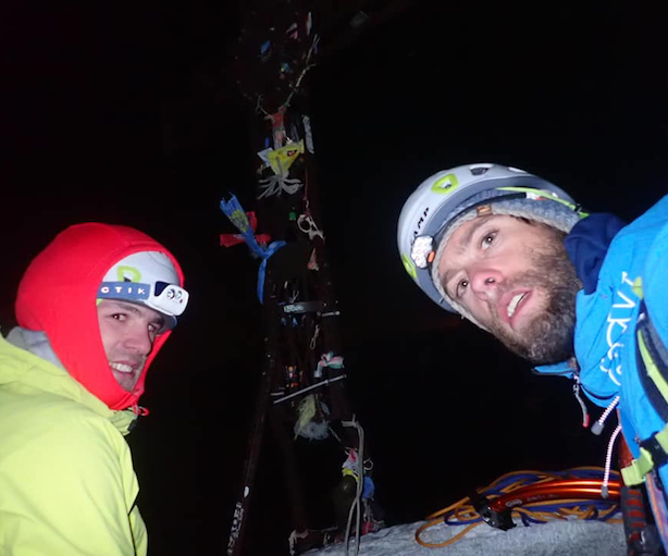 David Bacci e Giacomo Mauri ripetono la Via Bonatti sulla Nord del ...