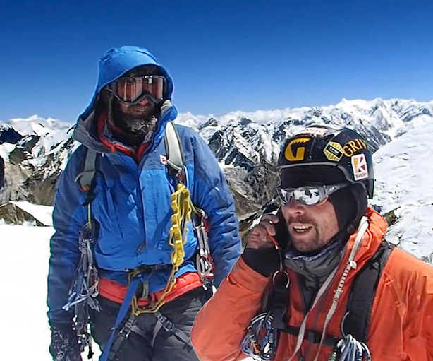 Sergey Nilov e Dmitry Golovchenko in partenza per il Gasherbrum IV (7. ...