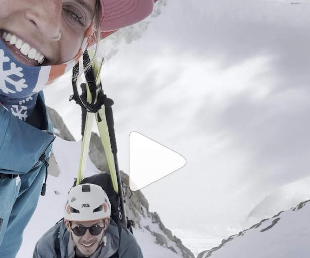 Fay Manners e Benjamin Ramos: prima discesa con gli sci di "Le Z" sulla ...